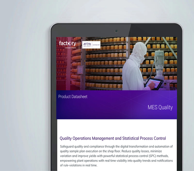 AVEVA MES Quality Brochure