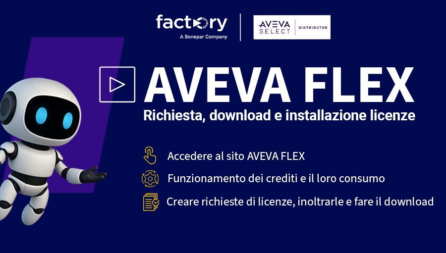 AVEVA FLEX: Richiesta, download e installazione licenze